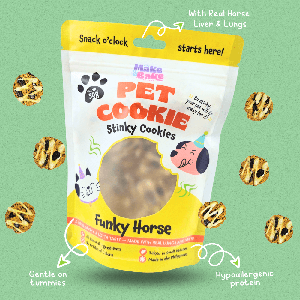 Pet Cookie - Stinky Cookies - Funky Horse – Make and Bake for Pets